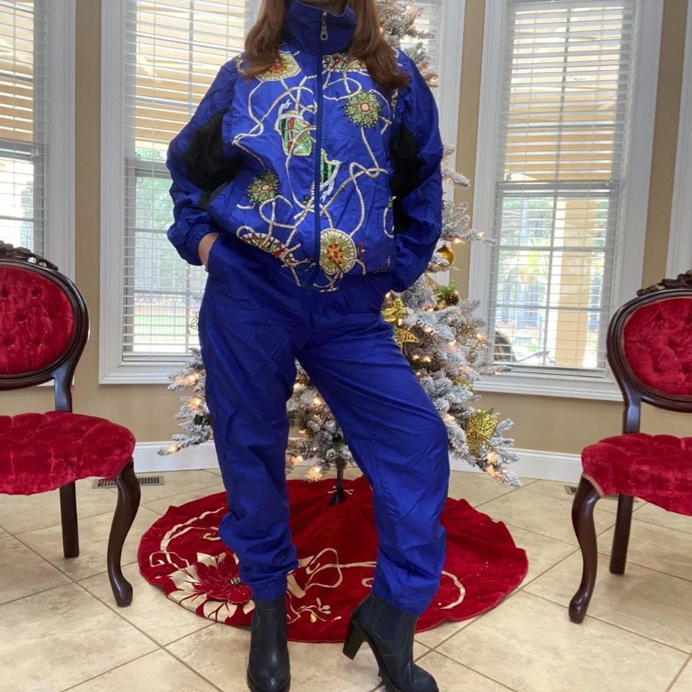 Nautical Medallion Tracksuit Set - Gem